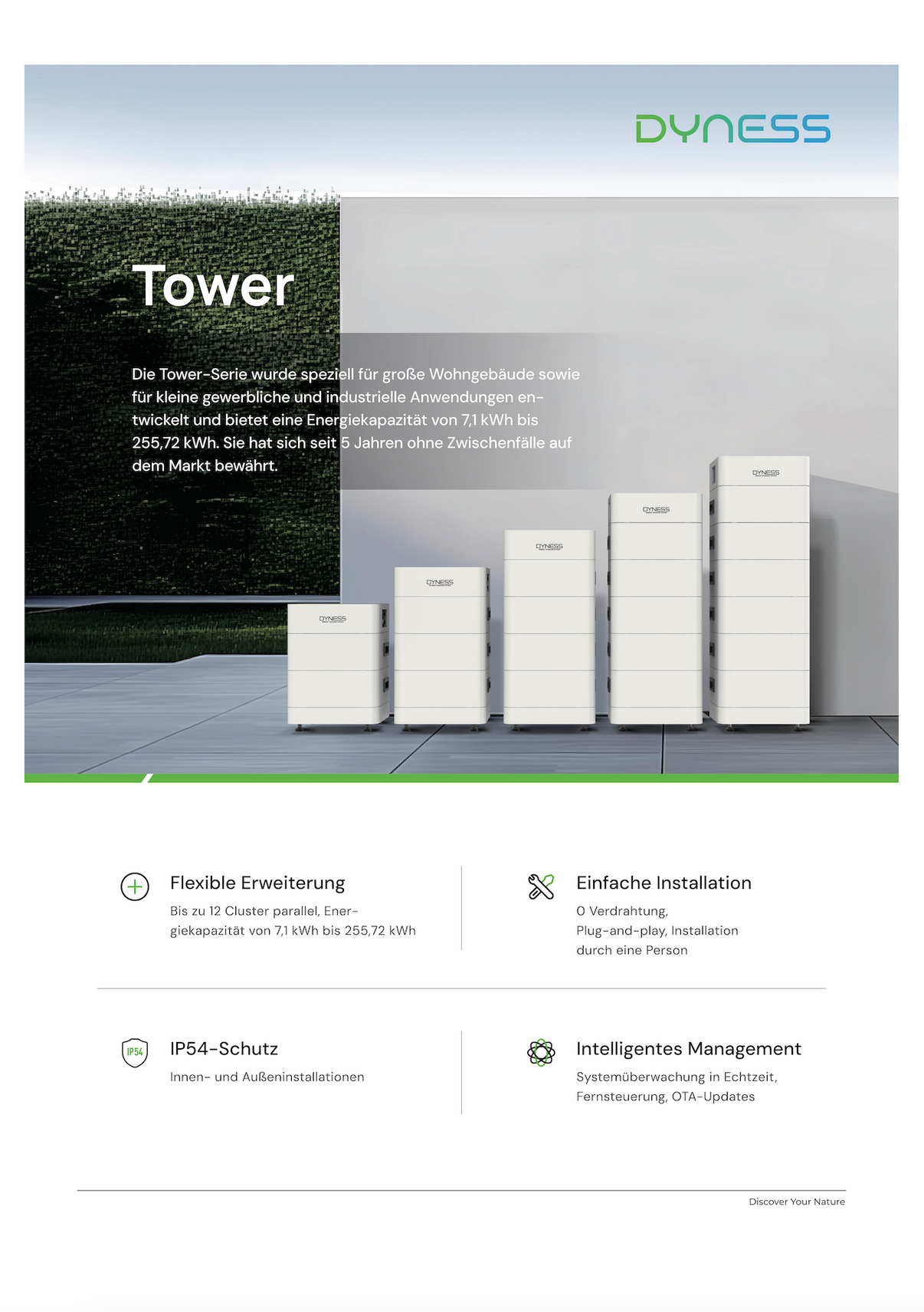 Dyness Tower T10 10,66 kWh Batteriespeicher V2.0 (neueste Version) – B&M Distribution